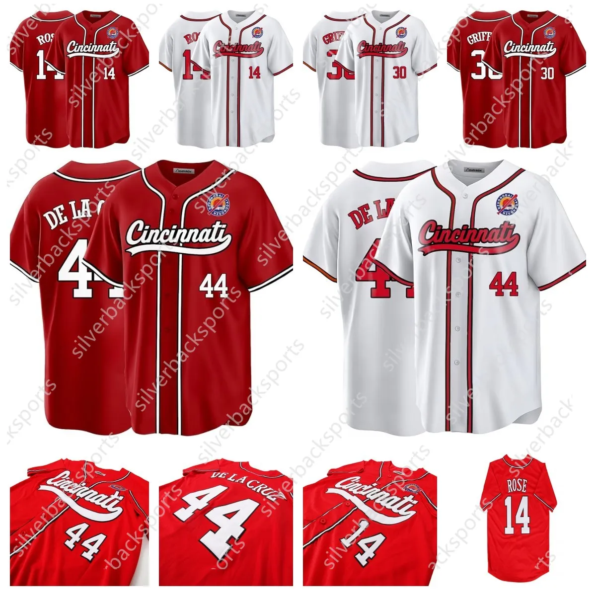 DHgate.com:Authentic MLB Baseball Jerseys - Red Elly 44, De La Cruz ...