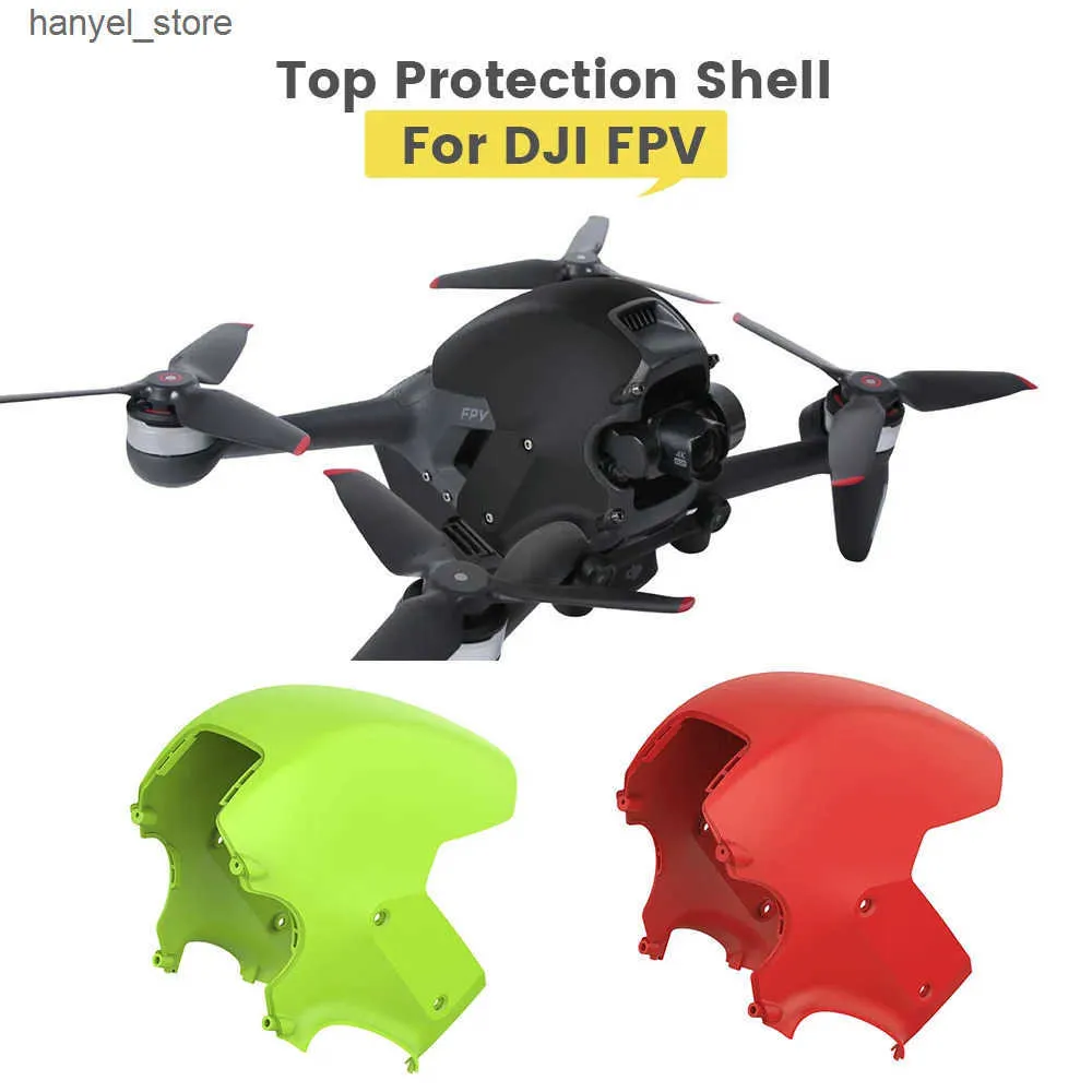 Drone Body Top Cover for DJI FPV - Upper Shell Replacement Case Black ...