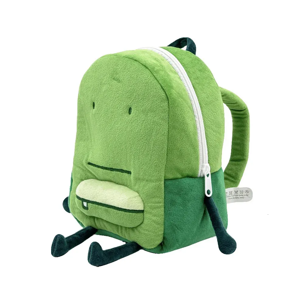 Liam Backpack Plush 9.5 Inch Cute Cartoon Character Anime Green ...