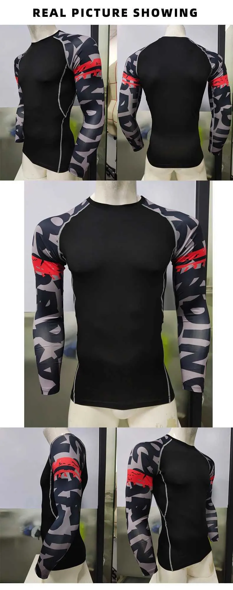 Cody Lundin Tattoo Mens Gym Compression T-Shirt Long Sleeve Sublimation ...