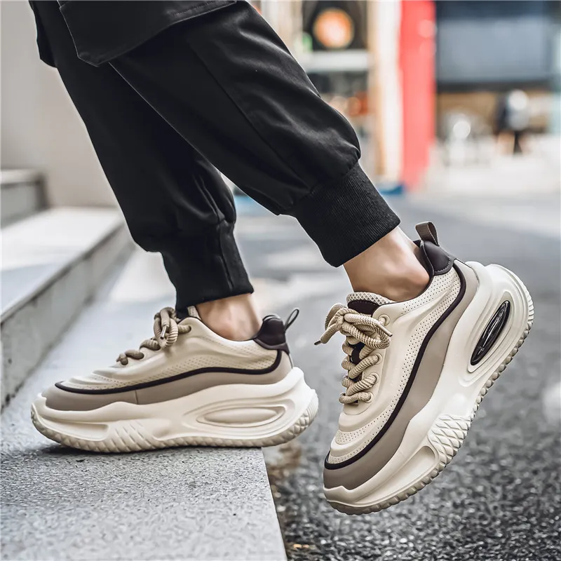 Men's Designer Best Minimalist Running Shoes Trendy Solid Color Board ...