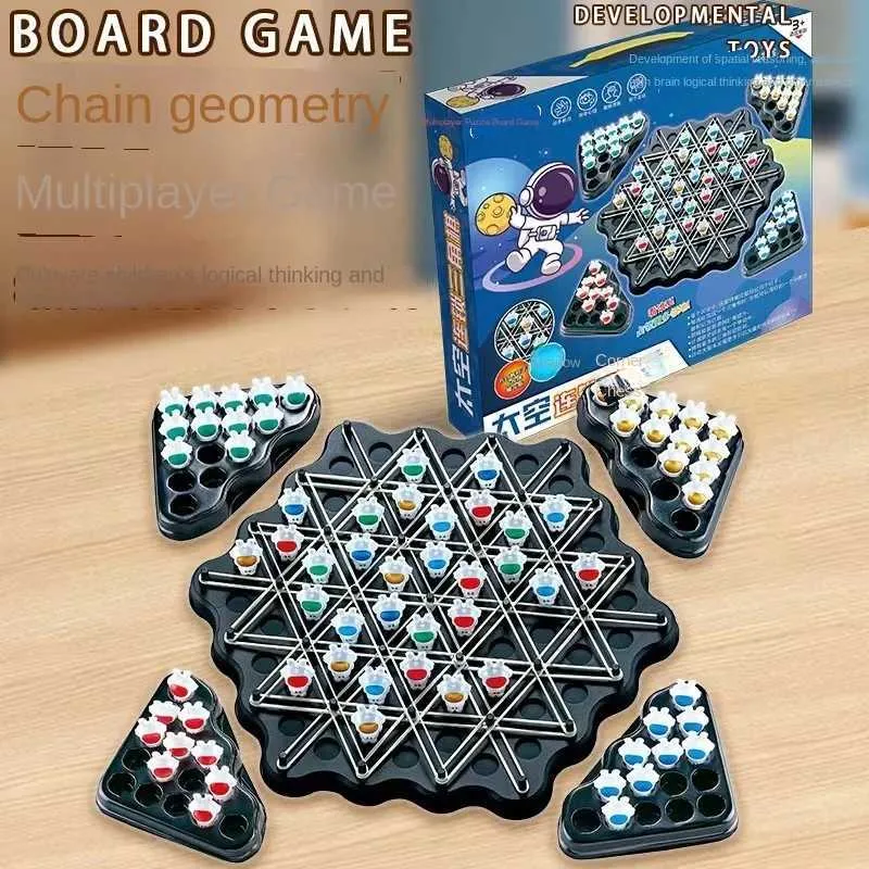 Chain Triang Ch Spndor Duel Peg Board Game Fun Family Game With Logic ...