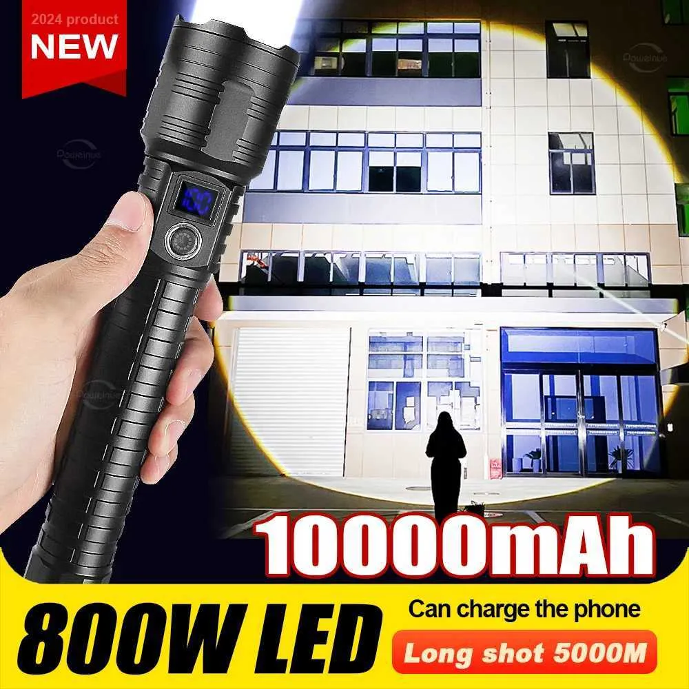 2024 Latest And Strongest 12500LM Rechargeable LED 1000000 Lumen ...