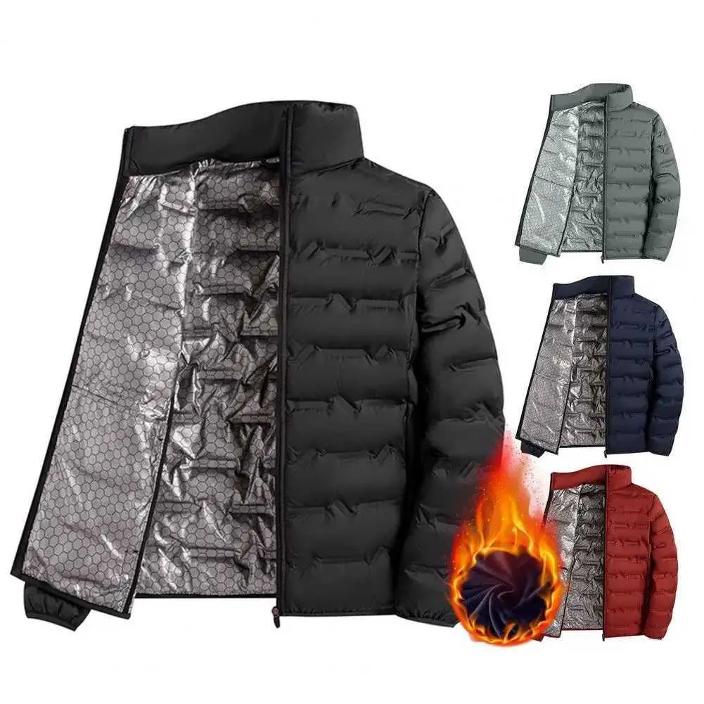 Men's Graphene Self Heating Men's Down Sweater Jacket Windproof ...