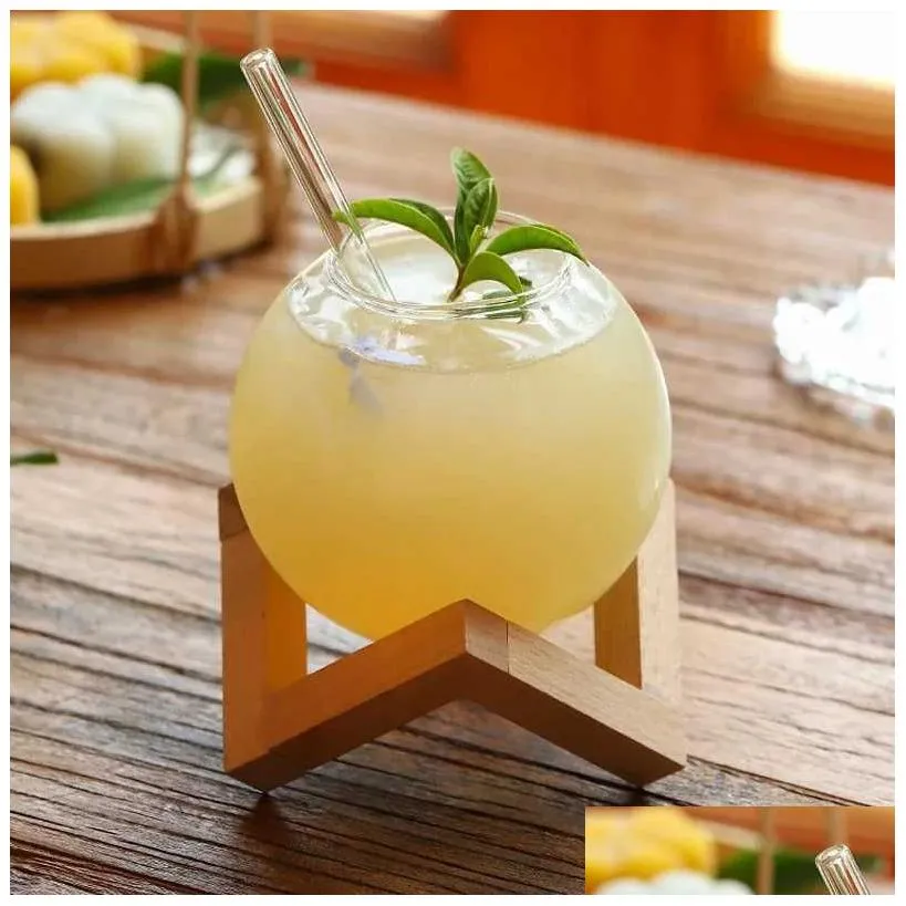 Creative Spherical cups and glasses with Transparent Moon Ball and ...