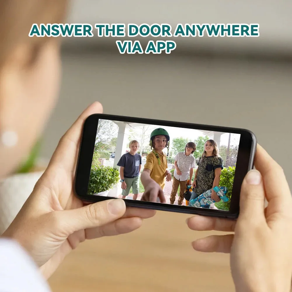 CPVAN Wireless Smart Doorbell Action With 1080P HD Camera, AI Smart ...