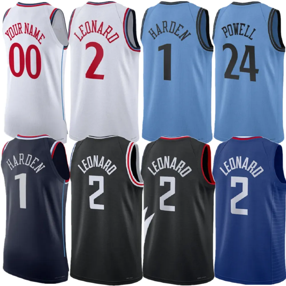 Custom Basketball Jerseys: Leonard, Harden, Mann, Hyland, Powell ...