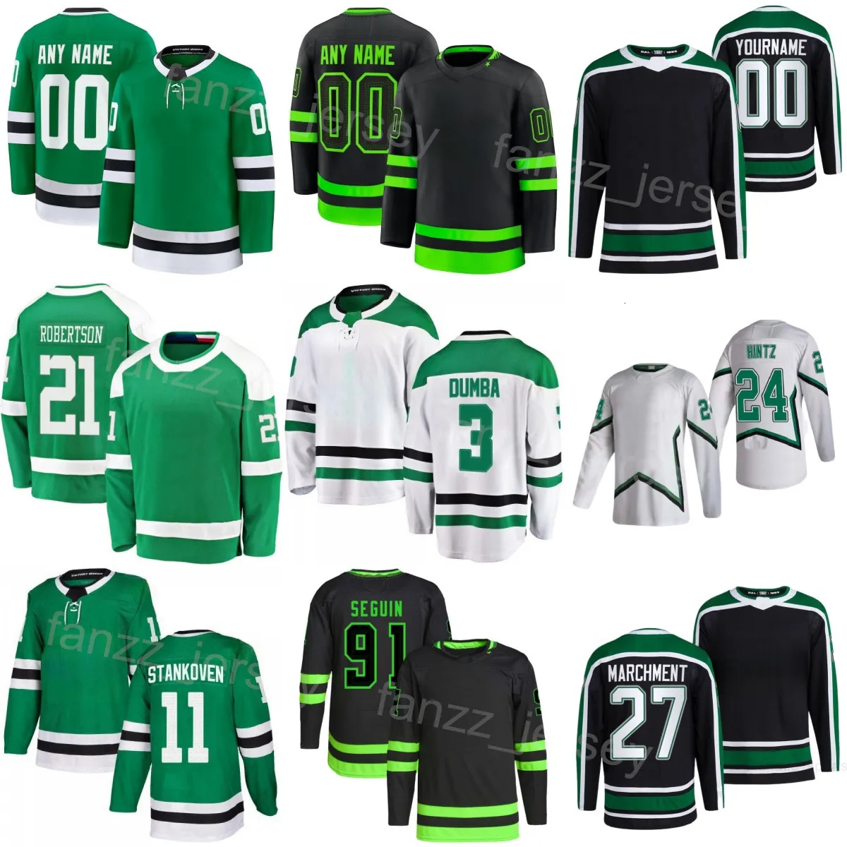 Miiko Hintz #24, Jason Robertson #21, Matt Dumba #3, Logan Stankoven ...