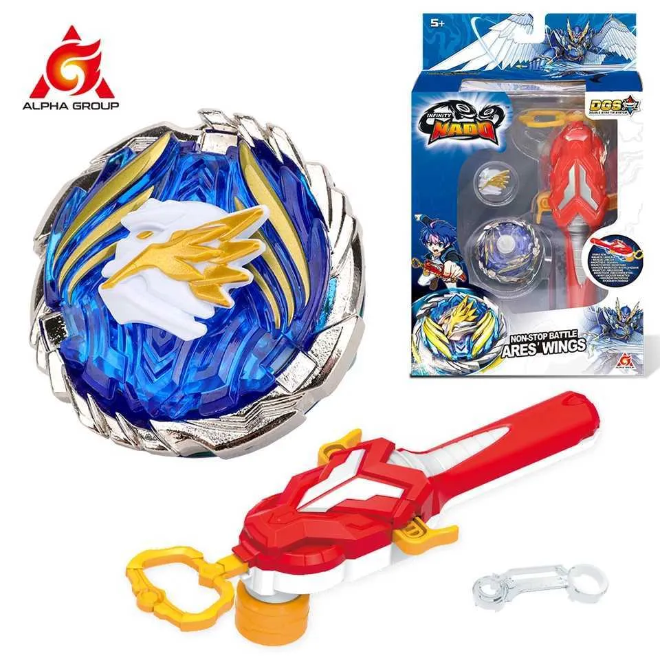 Spinning Top Infinity Nado Ares Wings Metal Gyro Non Stop Battle With ...