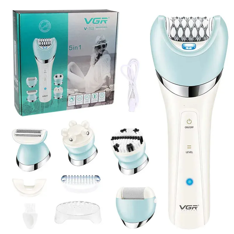 VGR Electric Epilator For Women Vio Hair Removal Shaver For Legs, Body ...