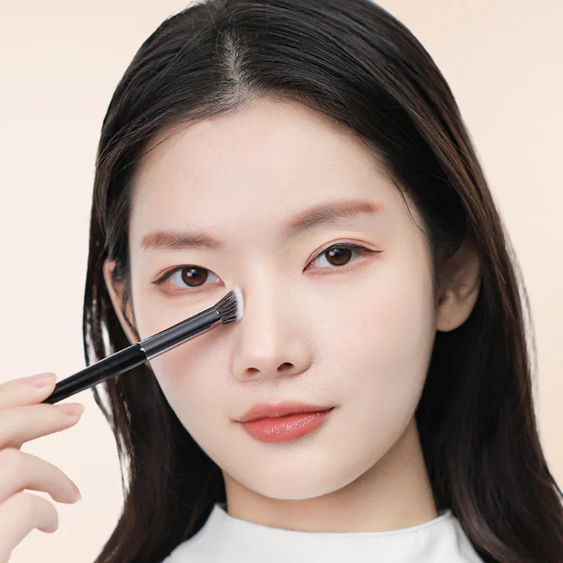 Oblique Long Rod Under Eye Brush Set With Flat Head, Side Shadow, Nose ...