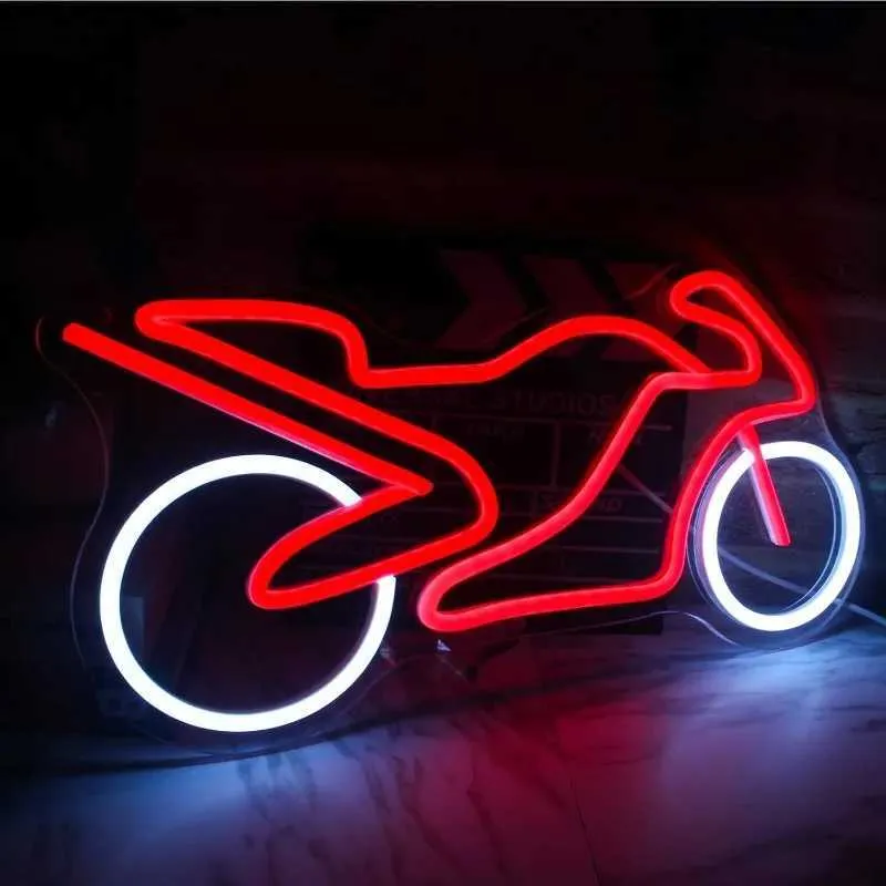 Custom Neon Signs LED Decorative Lights For Walls, Bikes, Motorcycles ...