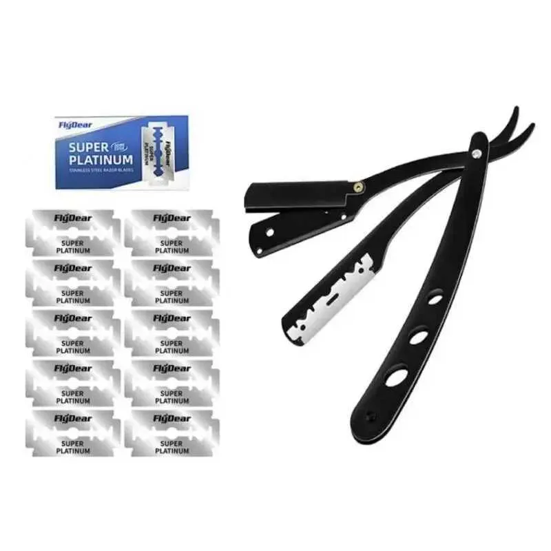 Classic Stainless Steel Wet Shaving Blades for Men - 24 Pack - Black ...