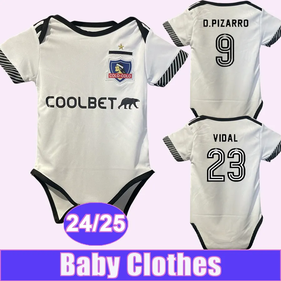 DHgate.com:2024 Colo Colo Baby Soccer Jersey White Home Kit, MARCO ...