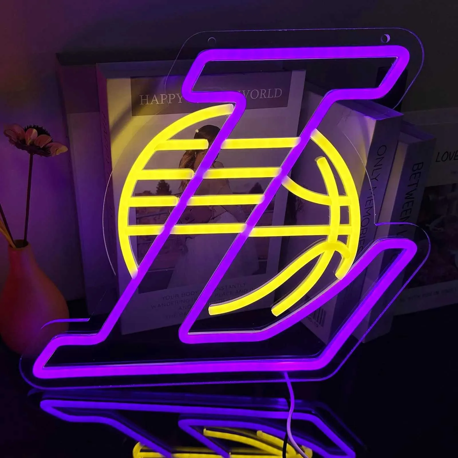 X241210 Wall Mounted Basketball Neon Lights Game... From Honey_fruit ...