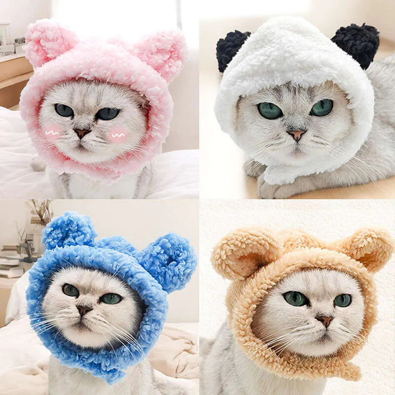 Wholesale Winter Warm Cartoon Cat Cosplay Crochet Cat Hat Funny And ...