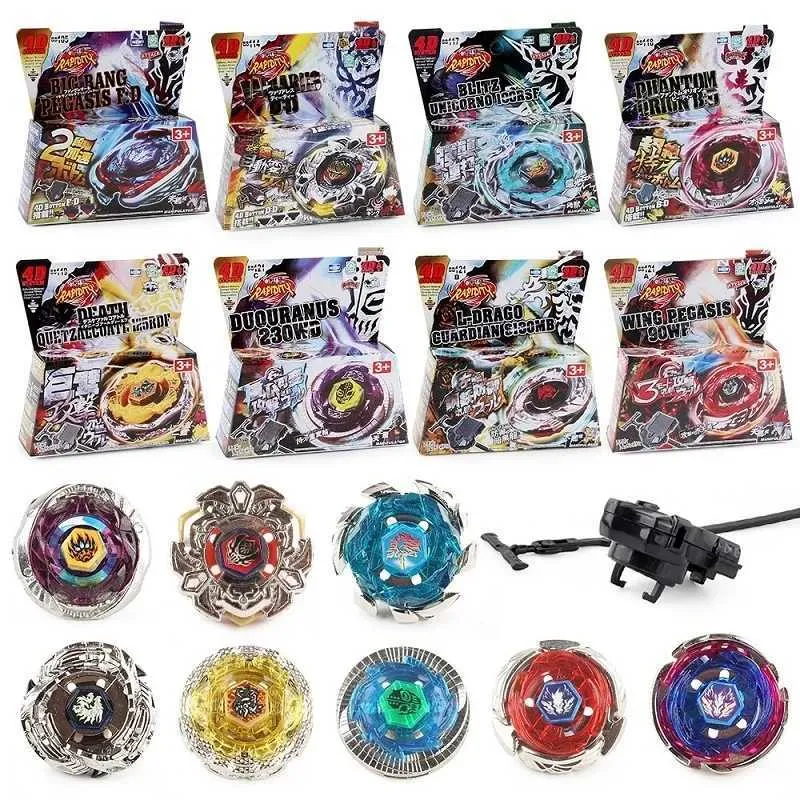 Metal Fusion 4D Spinning Top Battle Set with Launcher - Gyro Toy for ...