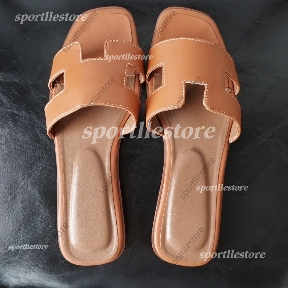 Designer Slides Genuine Leather Sandals For Women And Men Classic ...