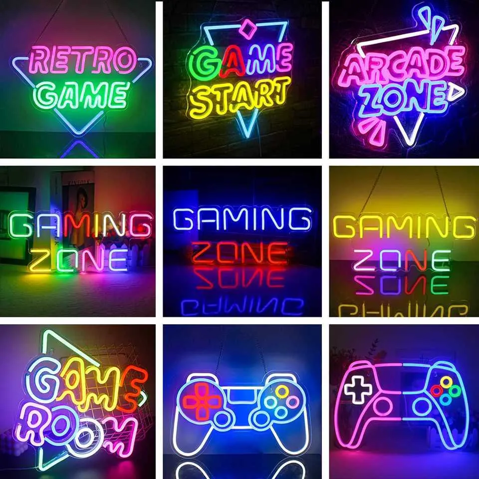 X241210 Neon Lights For Gaming Area LED Neon Wall... From Honey_fruit ...