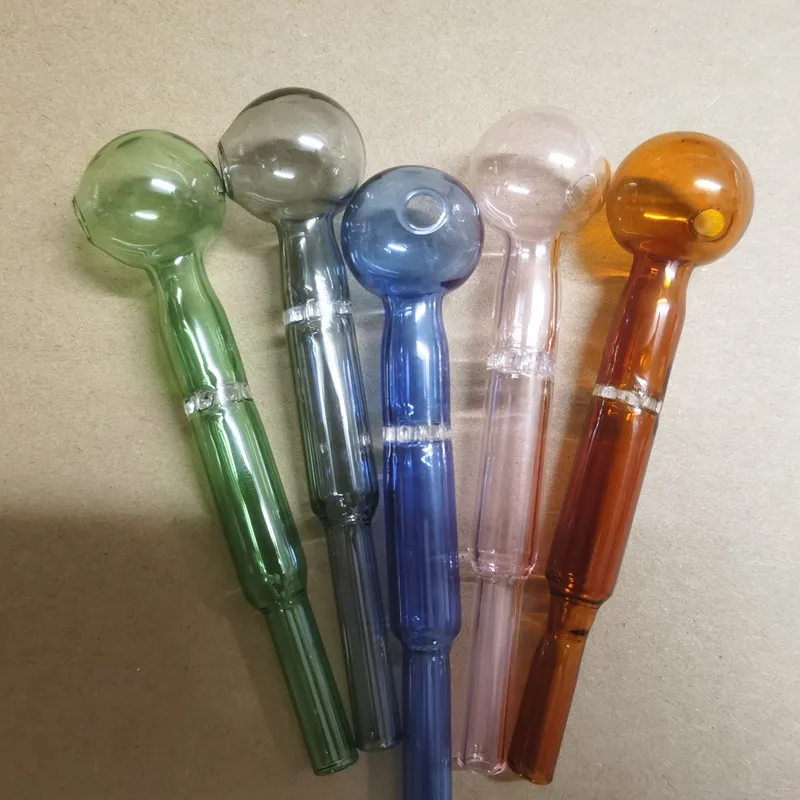 14cm Pyrex Glass Oil Burner Pipe With 3cm Filter Screen Durable Bubbler ...