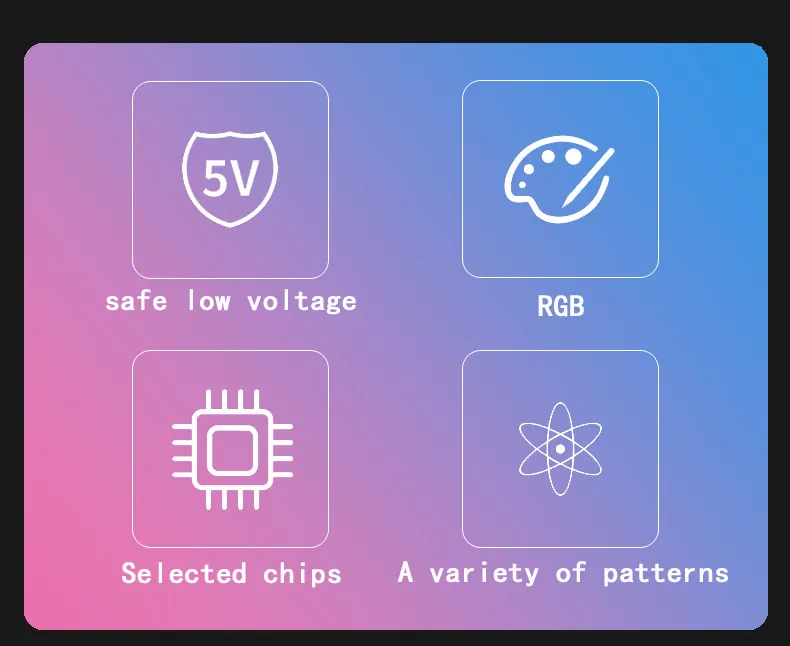 DC5V USB 20 Key RGB LED Strip Light 5050 Music Sync Light For ...