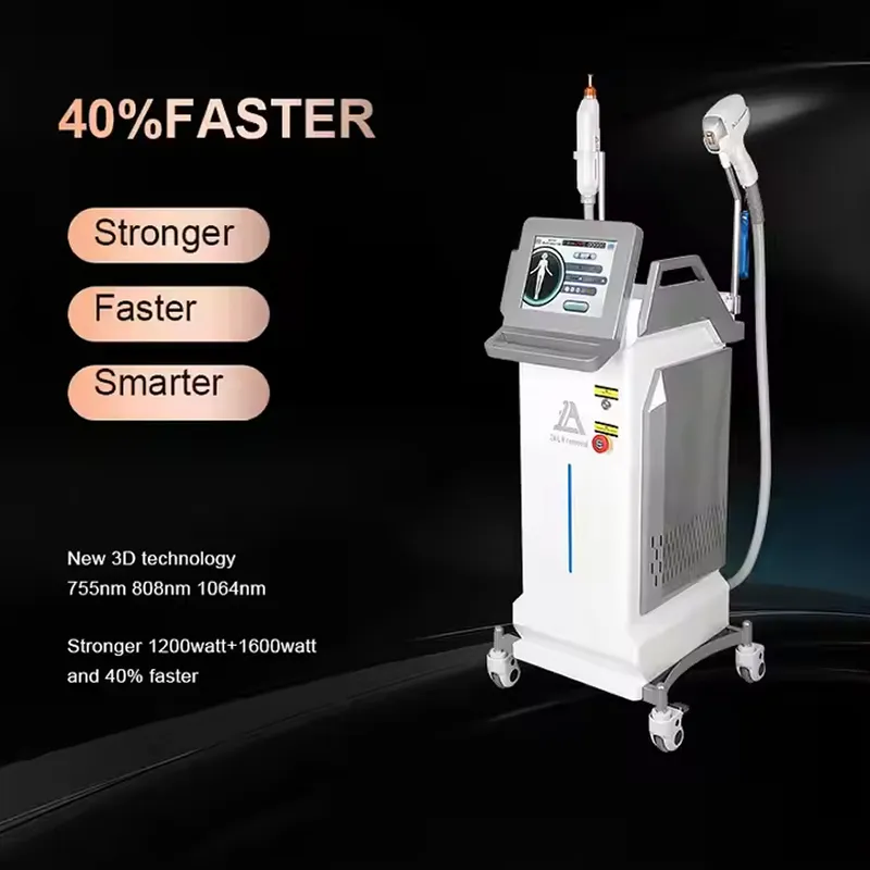 2 In 1 Diode Laser Laser Removal Equipment With Non Invasive Picolaser ...