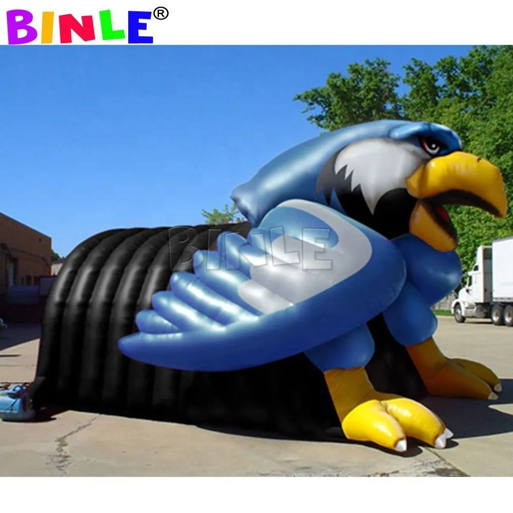 Giant Inflatable Mascot Tunnel: Eagle Mascot Suit, Inflatable Entrance ...