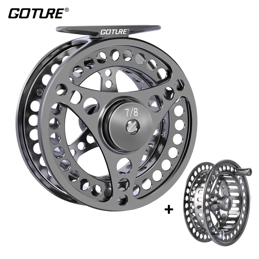Gothic CNC Machined Large Arbor Fly Fishing Reel, 3/4, 5/6, 7/8, 9/10 ...