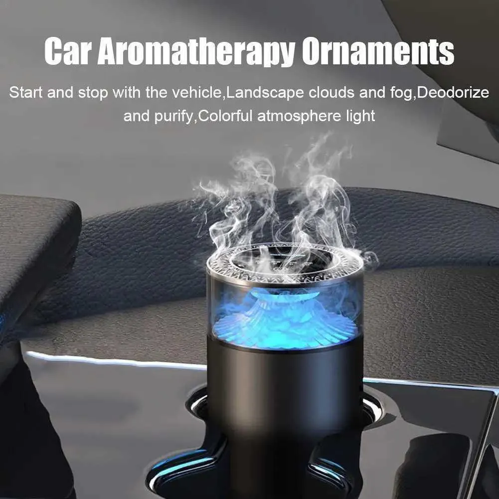 Rechargeable Car Air Freshener Diffuser with Ambient Light - Long ...