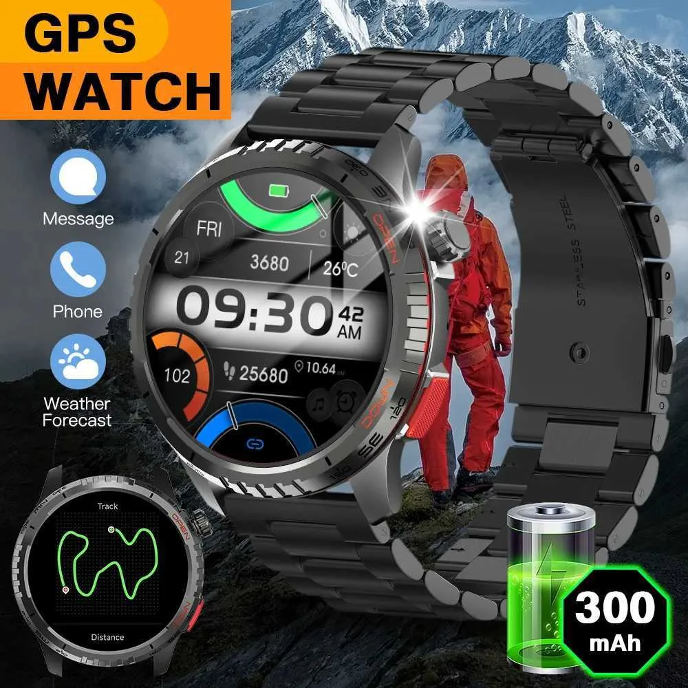 GPS smartwatch with 1.43-inch AMOLED screen 3ATM waterproof 300mAh ...