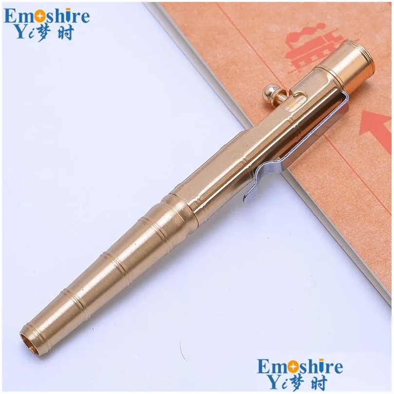 Wholesale Wholesale Metal Brass Ballpoint Pen With Pressed Rod And ...