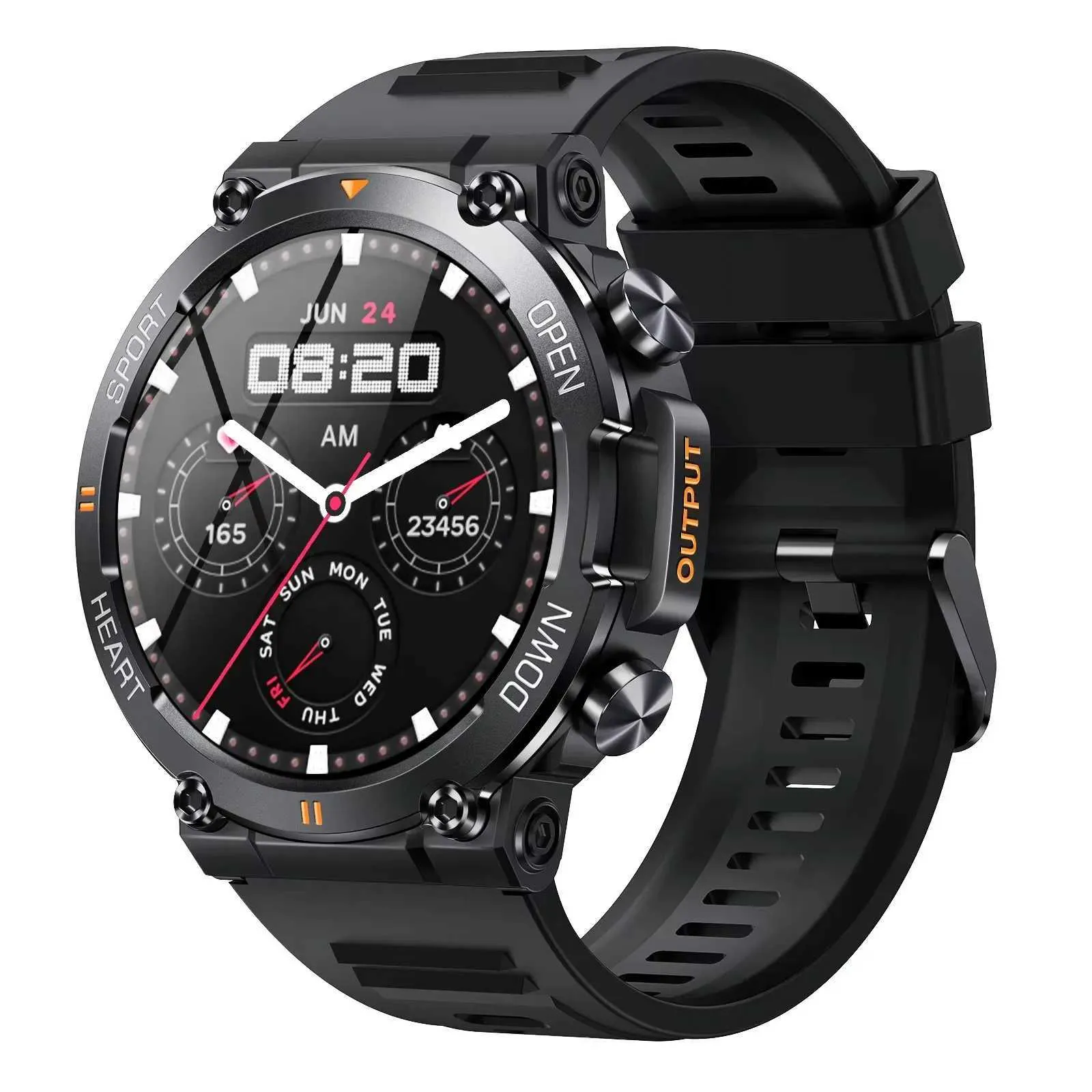 K56Pro Smartwatch 1.39 Inch High Definition Mens Outdoor Sports BT Call ...
