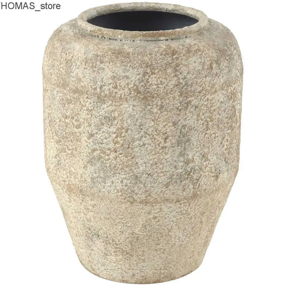Antique Style Distressed Beige Metal Cork Vase 12 Handmade Iron ...