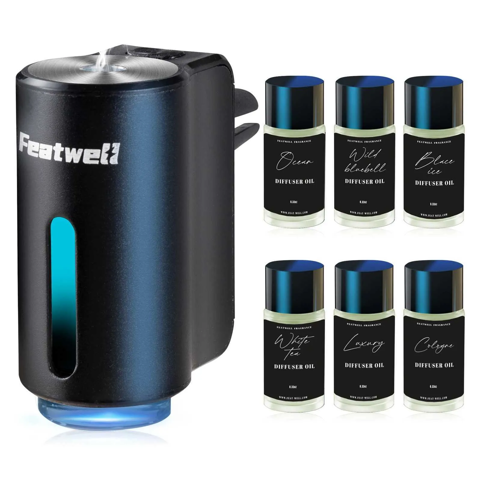 Smart Car Air Aroma Diffuser Electric Plastic Fragrance Humidifier with ...