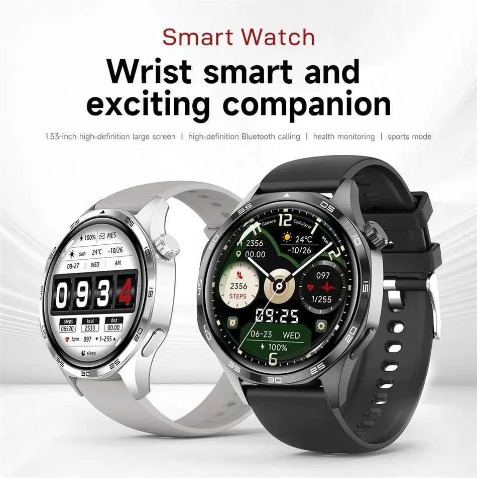 GPS smartwatch with AMOLED display, Bluetooth call, NFC, waterproof, 1 ...