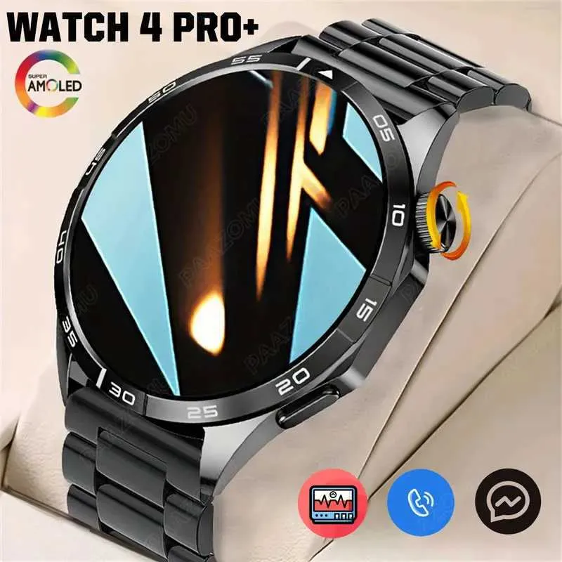 Watch 4 Pro+ Smartwatch For Men 1.5 HD Screen Bluetooth Call Health ...