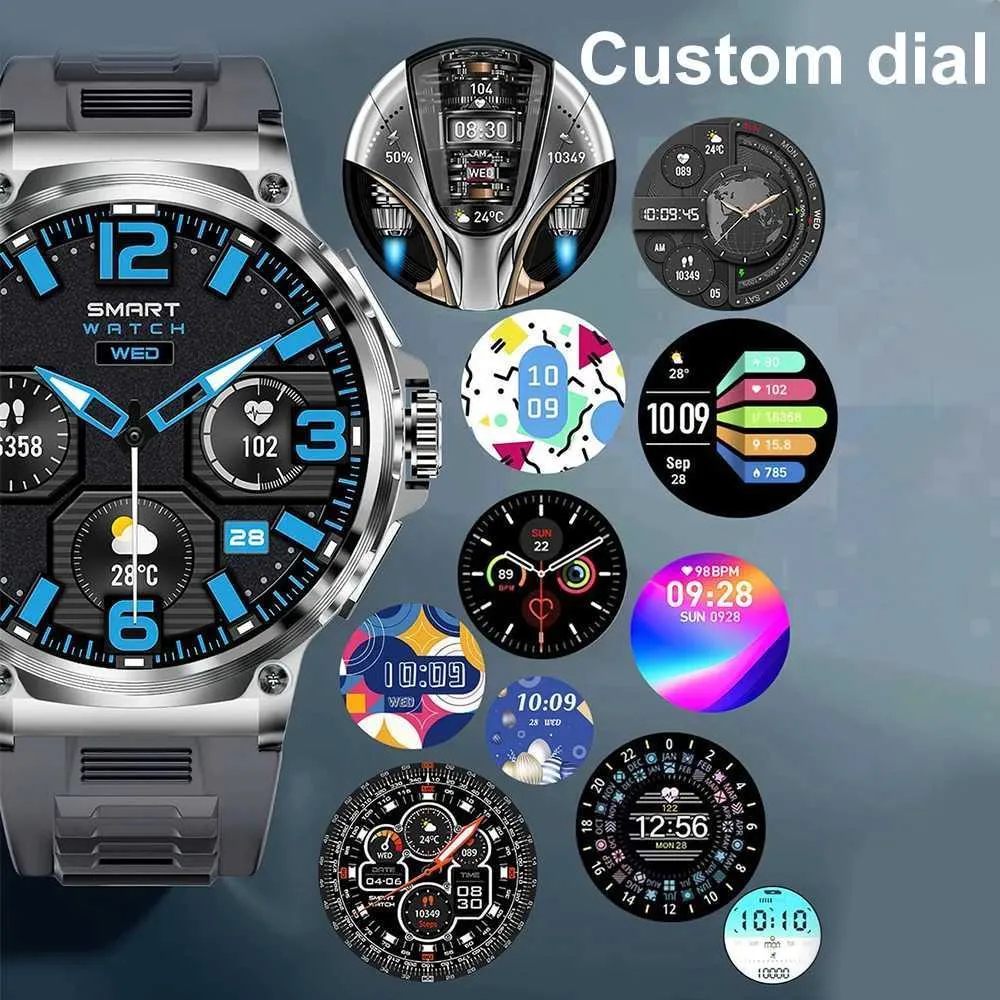 Men's Smartwatch with Large 1.85-inch Screen, Heart Rate & Fitness ...