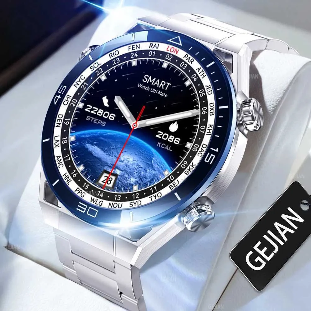 NFC Smartwatch for Men with ECG, PPG, Bluetooth Calling, Music Playback ...