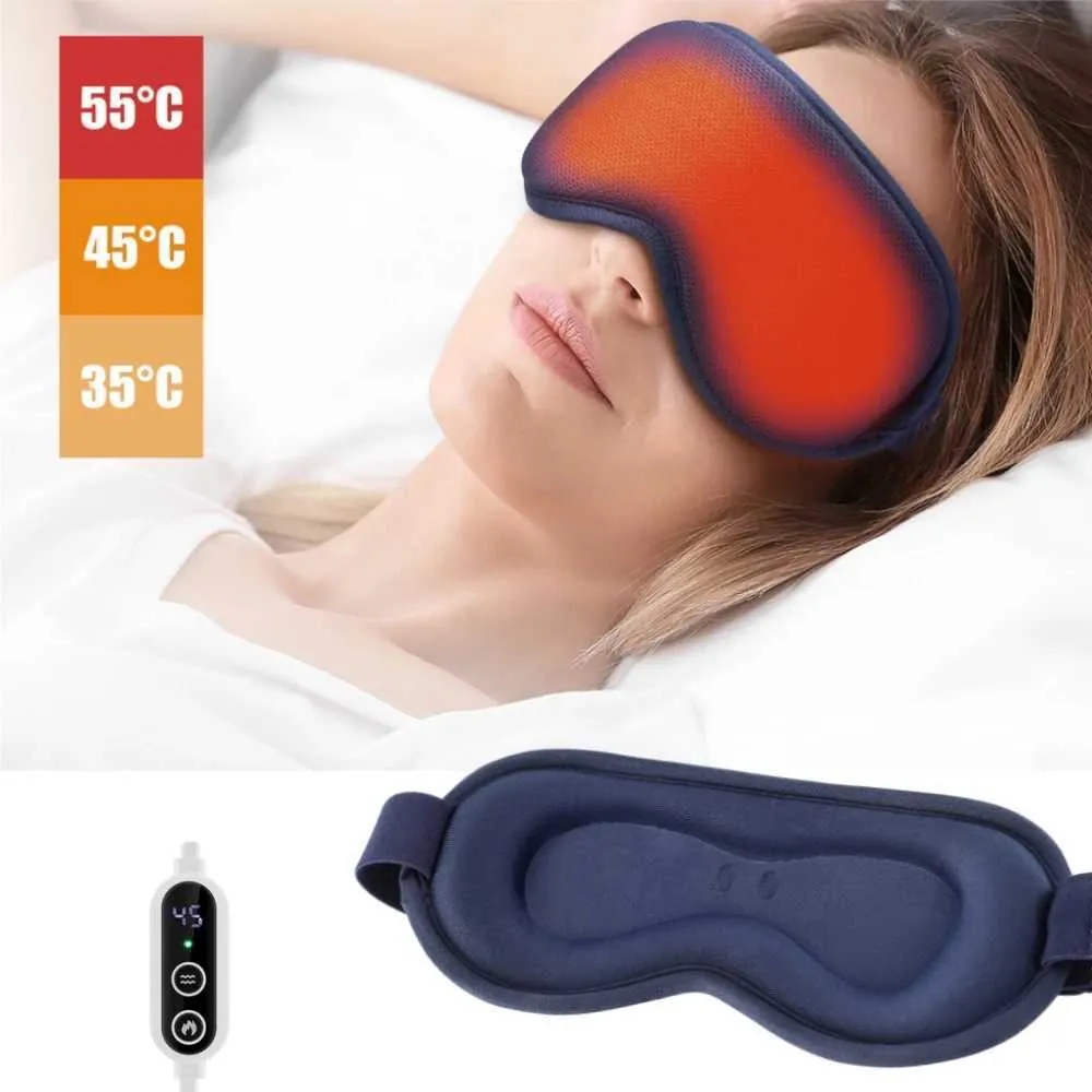 Warm Compress Eye Massager Heated Eye Mask for Dry Eyes Relieve Eye ...
