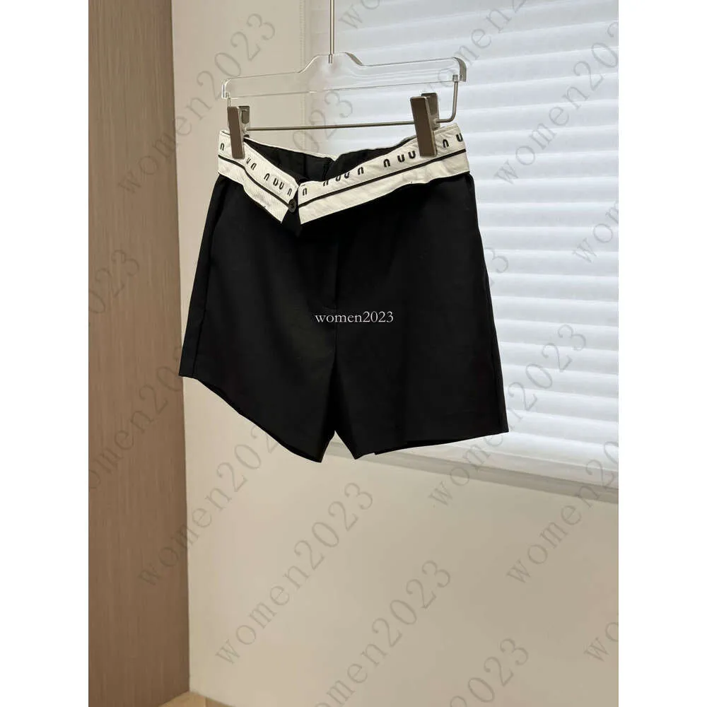 Designer shorts for women high waist cotton blend beach shorts with ...