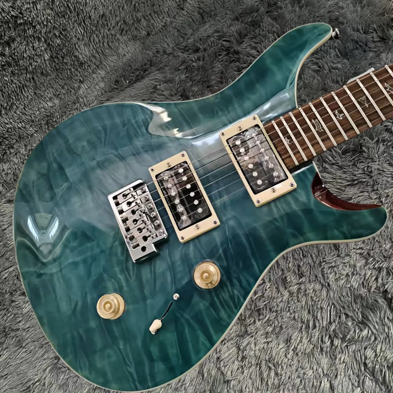 Custom Electric Guitar, Floyd Rose Tremolo Bridge, Neck Heel Contour ...