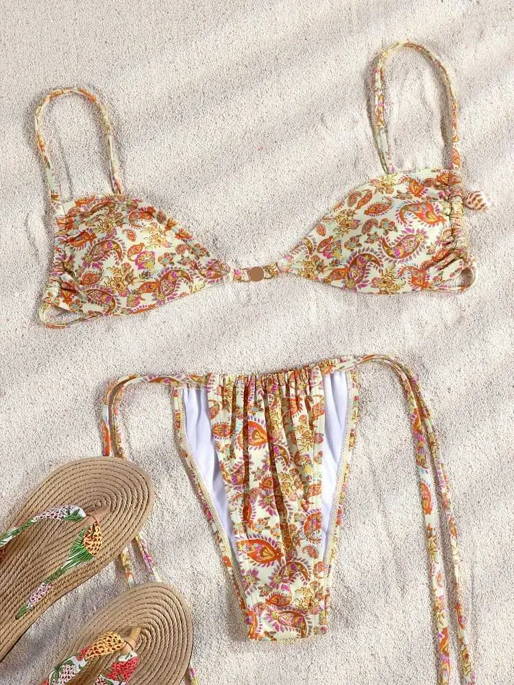 Swimwear: Women's Push Up Bikinis, Sexy Bathing Suits, Printed Two ...