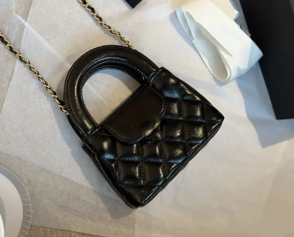 Caviar Lambskin Double Flap Bag | Quilted Leather Handbag | 20CM ...