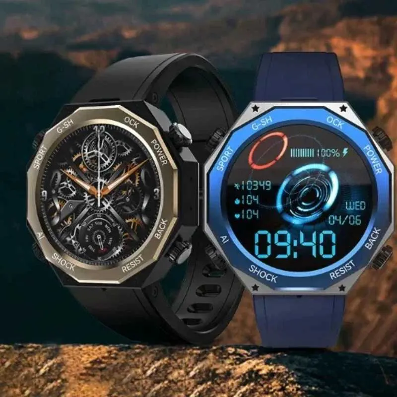 IP69 Waterproof Outdoor Smartwatch: 680mAh Watch With Voice Assistant ...