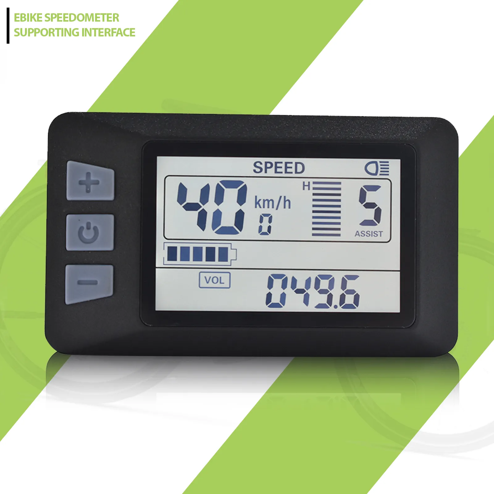 Electric Bike & Scooter LCD Display Screen - High Clarity P3H, Backlit ...