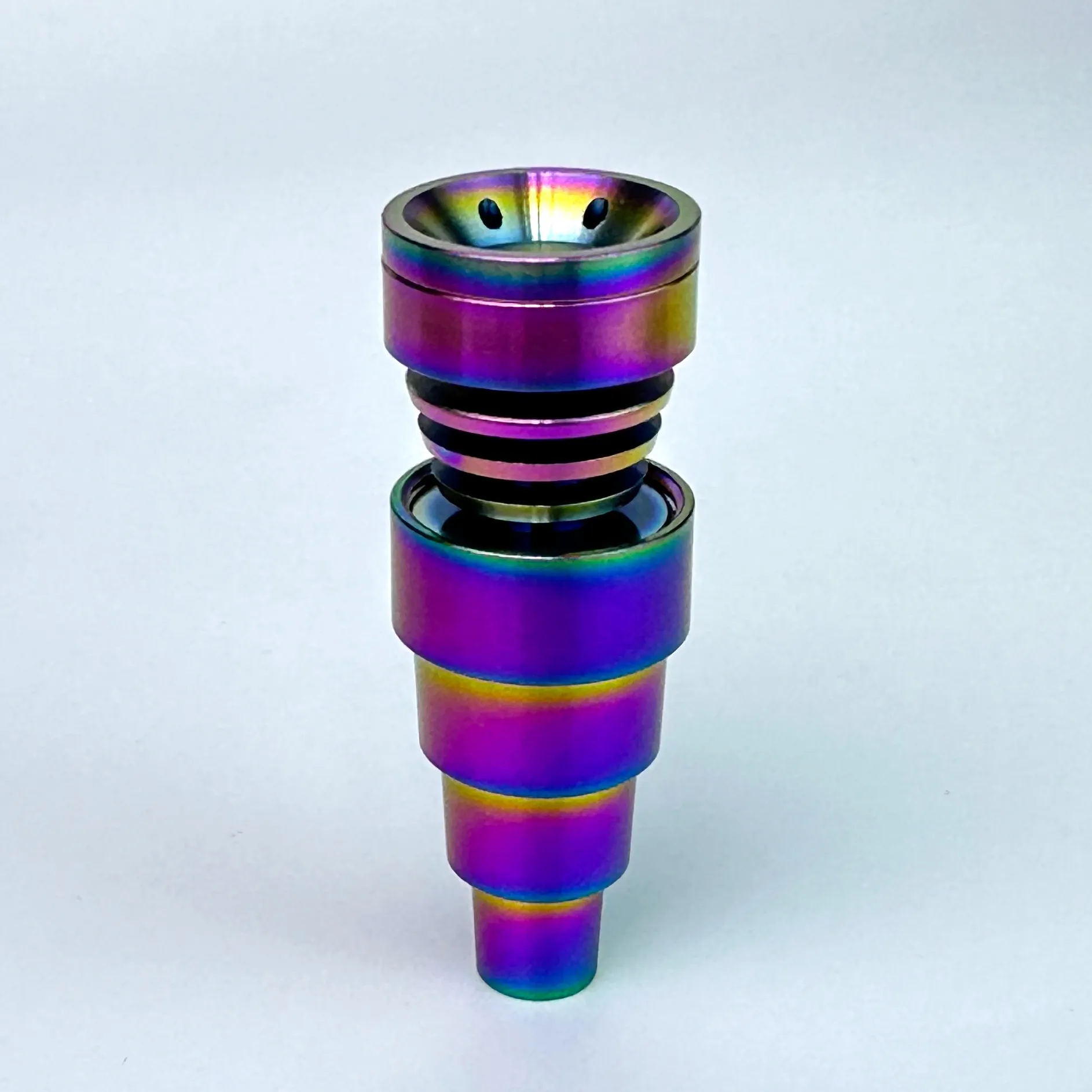 Colorful Titanium Dab Nails: 6 In 1 Domeless GR2 Titanium Nail 10mm ...
