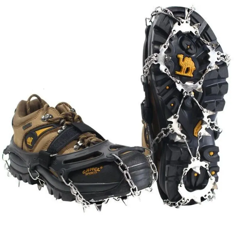 Premium 24-Teeth Ice Cleats: Stainless Steel Snow Chains Universal Fit ...