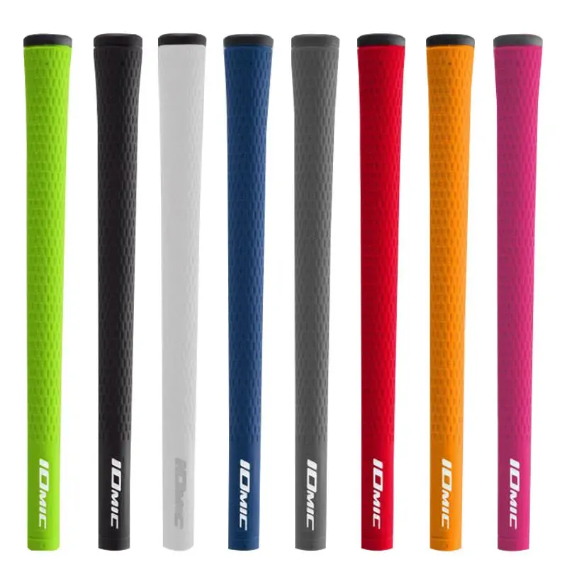 10 Premium Natural Rubber Golf Grips Set - Enhanced Traction, All ...