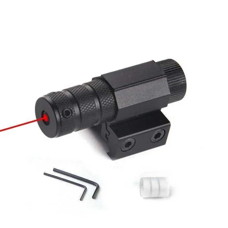 Adjustab Picatinny Rail Mount Rif Pistol Airsoft Laser With Batteries ...