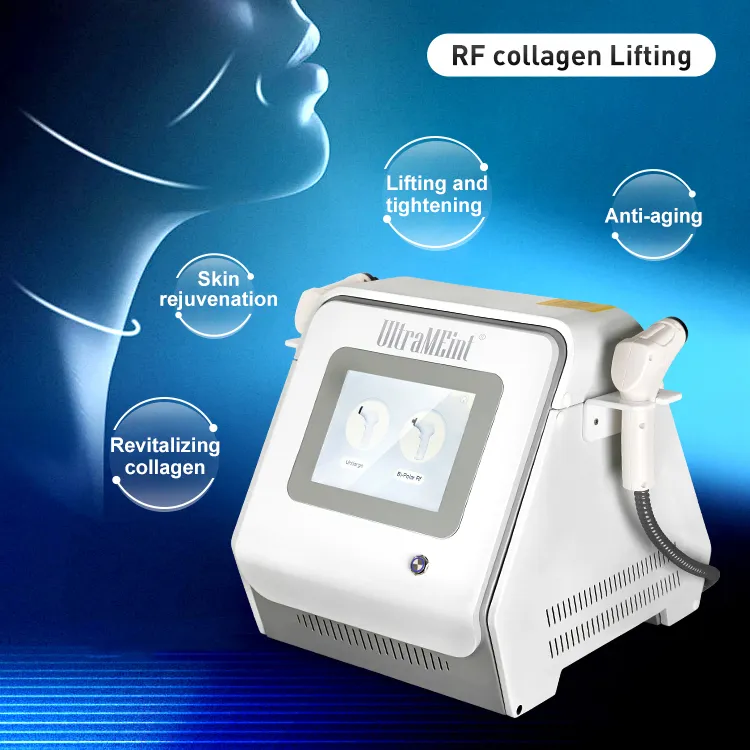 360 Collagen Gun RF Monopolar Thermal Skin Rejuvenation Face Contouring ...